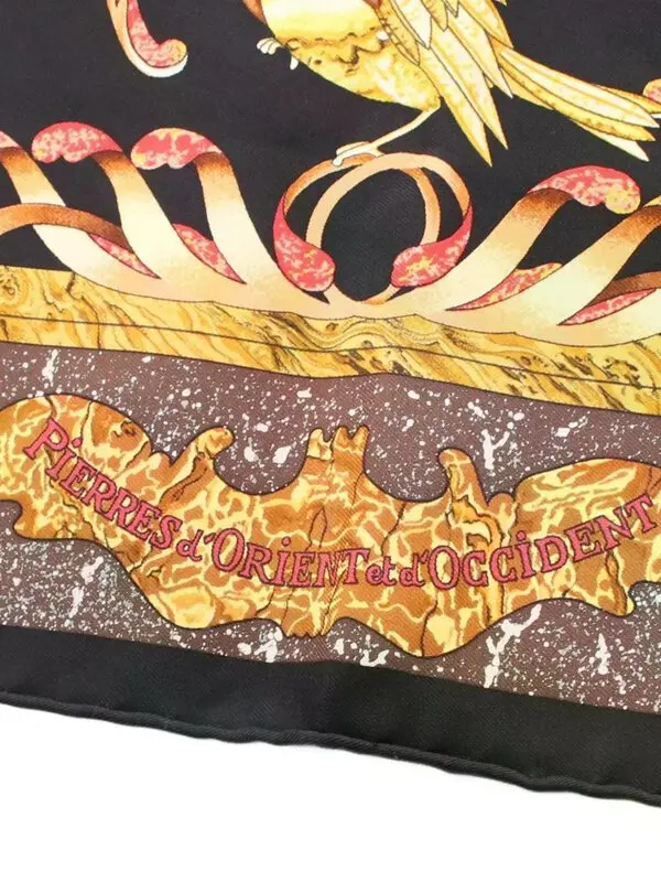 Hermès Silk Scarf "pierres D'orient Et D'occident