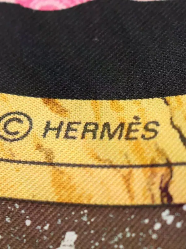 Hermès Silk Scarf "pierres D'orient Et D'occident