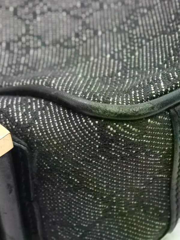 Gucci 2000s Gg-supreme Denim Shoulder Bag