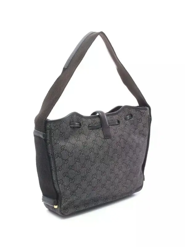 Gucci Gg Supreme Denim Shoulder Bag