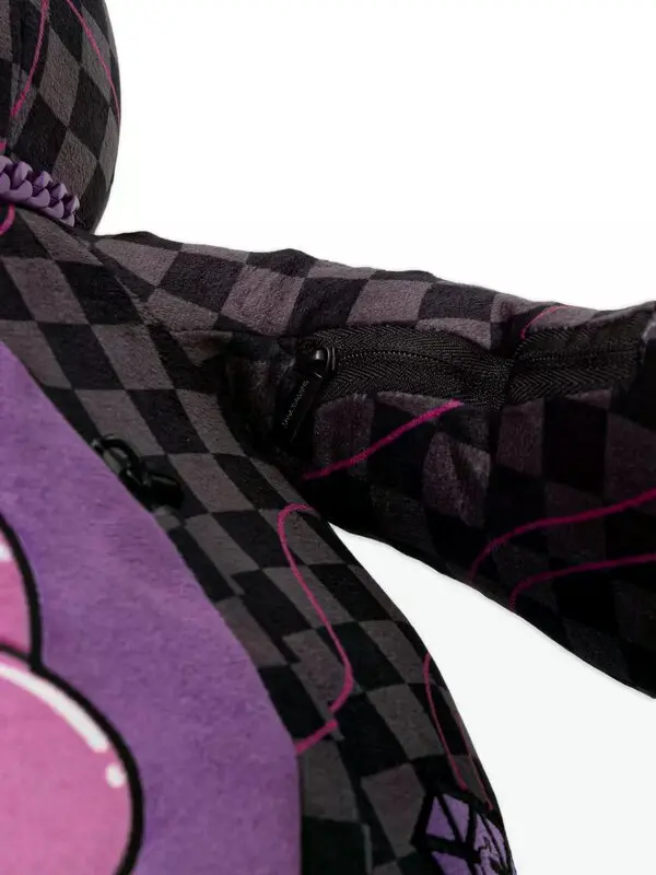 SPRAYGROUND Checkered Teddy-bear Backpack - Black