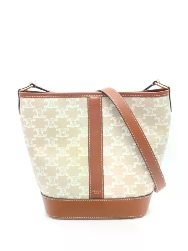 Celine 2010s Small Triomphe Bucket Bag
