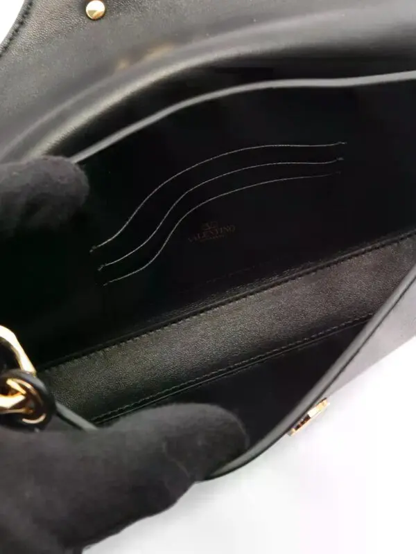 Valentino Garavani 2010s Vlogo Leather Shoulder Bag