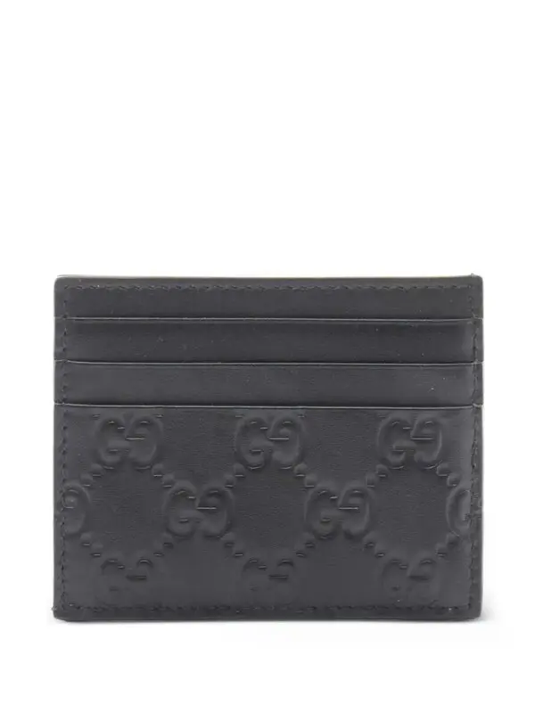 Gucci 2020s Gg Emblem Card Case