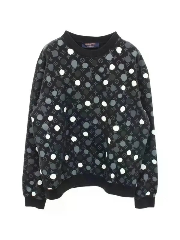 LOUIS VUITTON 2010s X Yayoi Kusama Monogram Dot Sweater