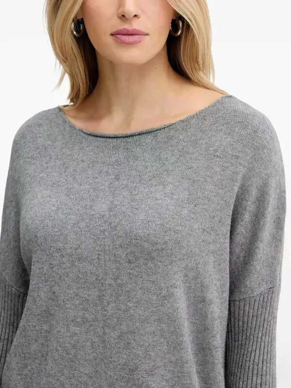 HAVEONE Ribbed-knit Trousers And Sweater Set