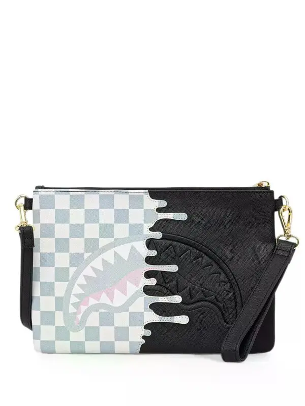 SPRAYGROUND Check-print Shoulder Bag - Black