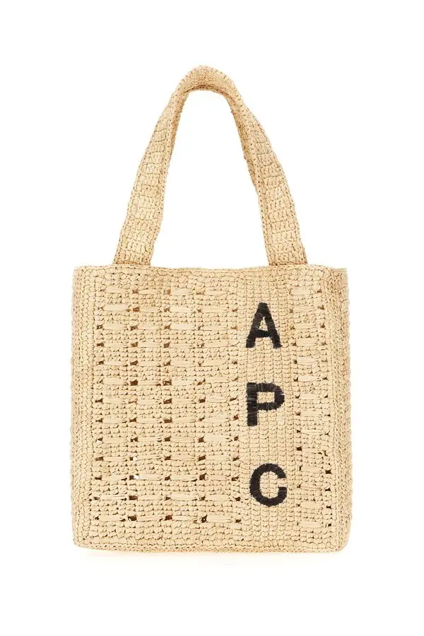 A.p.c. Raffia Shopper Bag - Multicolor