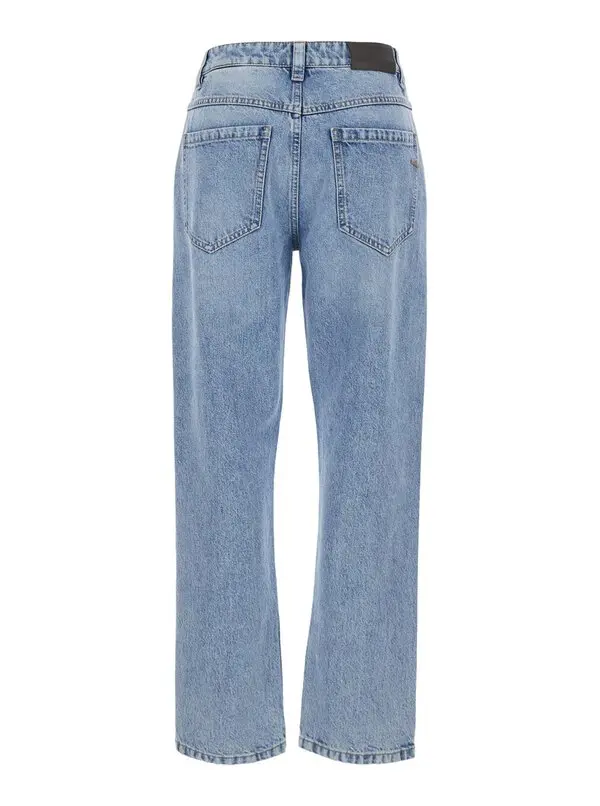 Brunello Cucinelli Straight Leg Jeans - Multicolor
