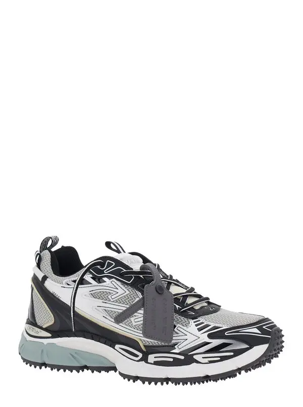 Off-White Be Right Back" Sneakers With Arrow Detail - Gray