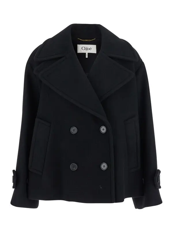 Chloé Ma96 Double-breasted Coat - Multicolor