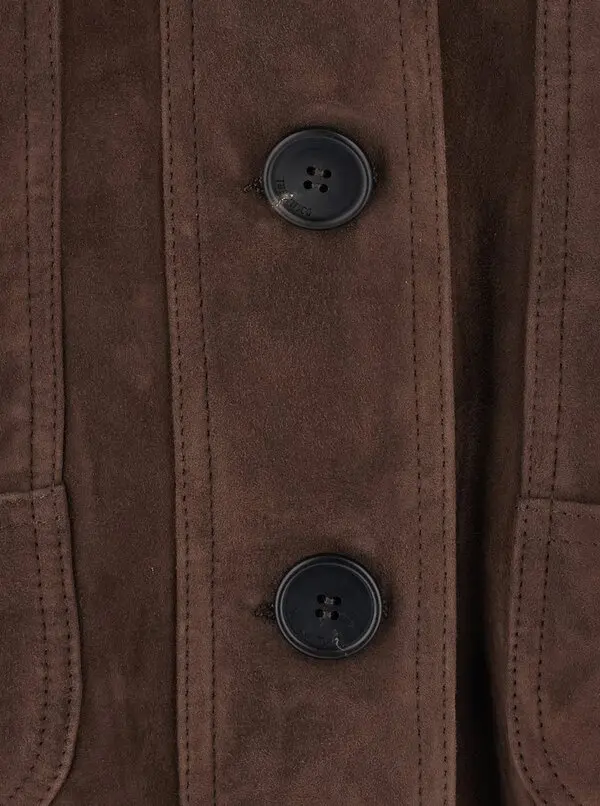 Attico Suede Bomber