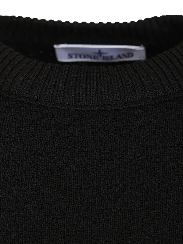 Stone Island Crew Neck Sweater - Black