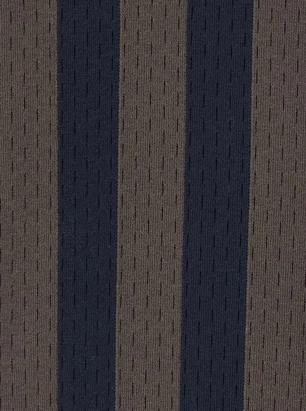 Fendi Crew Neck T-shirt With Striped Motif - Multicolor