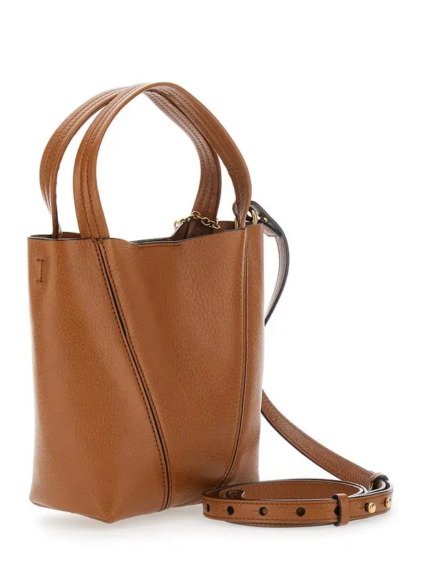Chloé Spin Shoulder Bag - Brown
