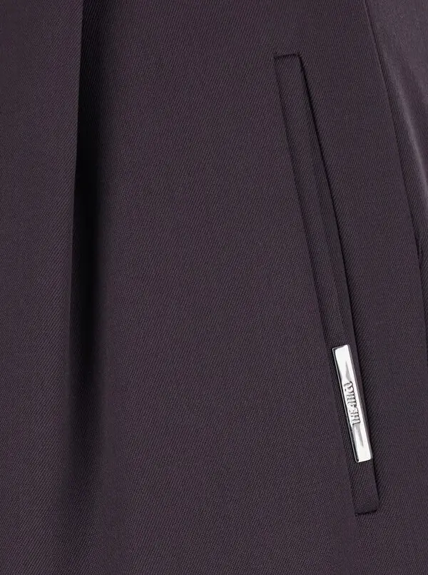 Attico Wool Gabardine Long Pant