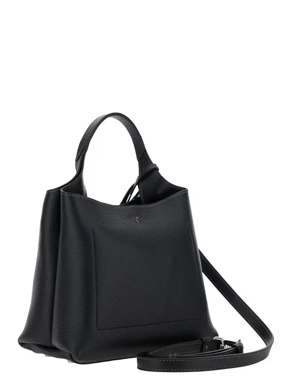TOD'S Black Leather Mini Handbag - Multicolor