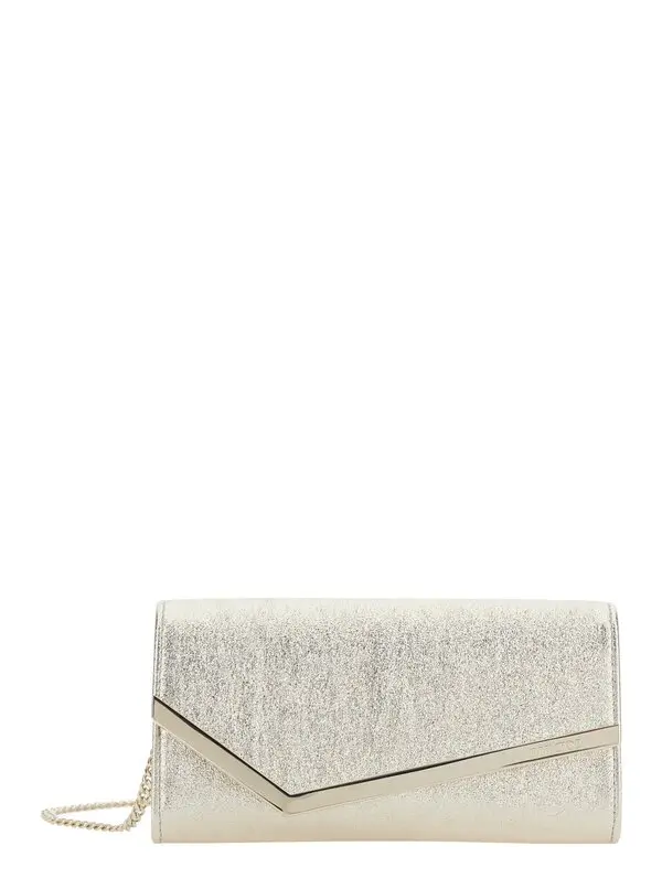 JIMMY CHOO Emmie Pouch With Chain Shoulder Strap - Multicolor