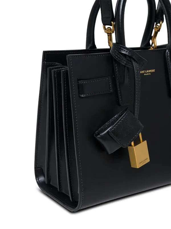 Saint Laurent Nano Sac Du Jour Handbag - Black