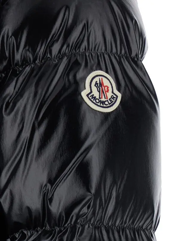 Moncler Niveole Down Jacket With Removable Hood - Black