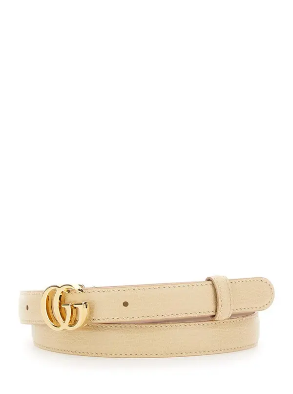 Gucci Flat Gg Marmont Belt