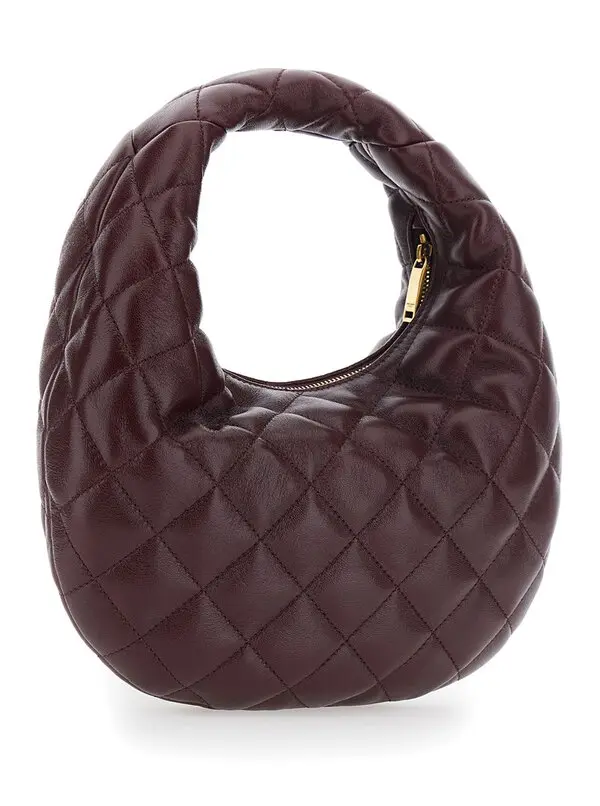 Saint Laurent Quilted Leather Handbag With Cassandre Plate - Multicolor