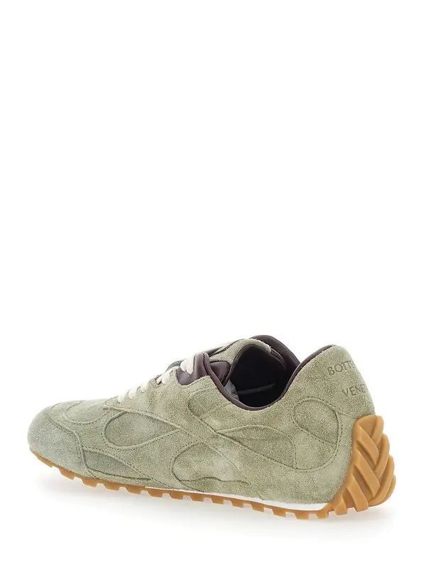 Bottega Veneta Suede Sneakers With Logo Detail - Multicolor