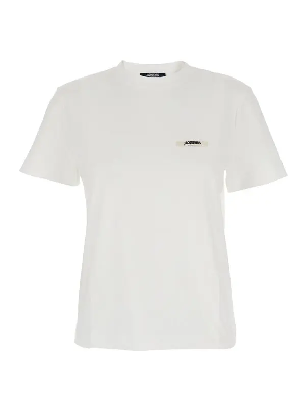 Jacquemus Le T-shirt Gros Grain Mc Cotton T-shirt - Multicolor