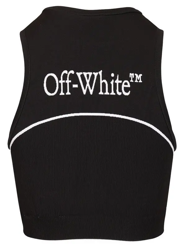 Off-White Off-stamp Sports Bra - Black