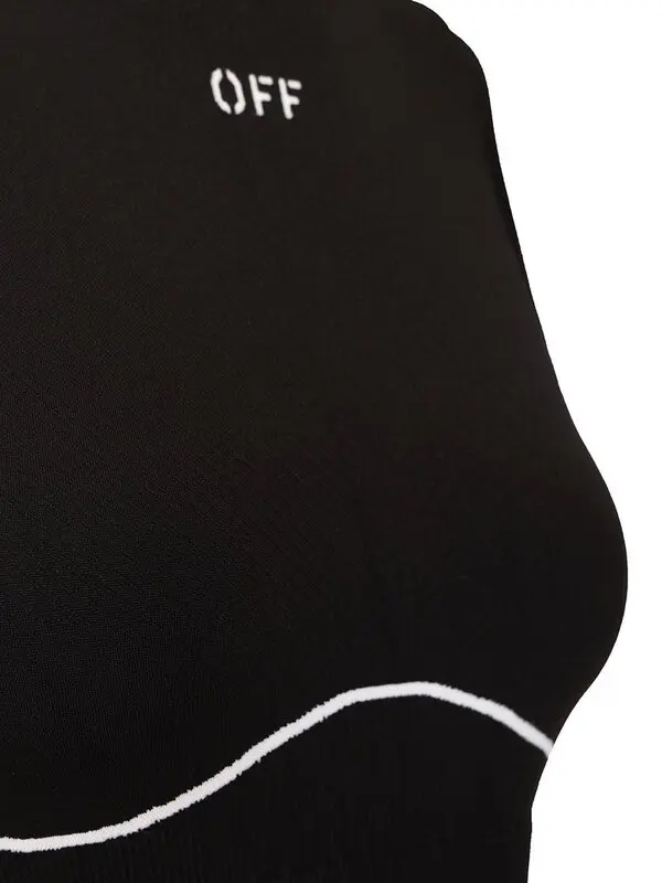 Off-White Off-stamp Sports Bra - Black