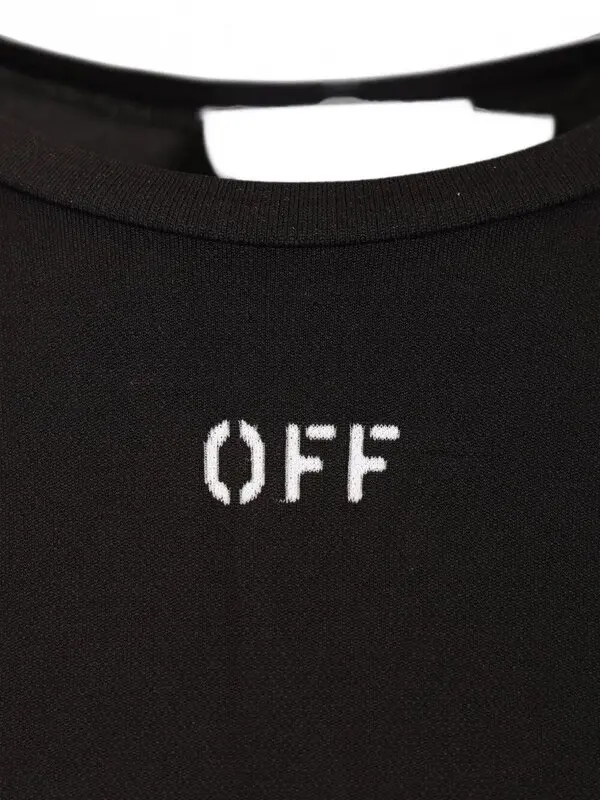 Off-White Off-stamp Sports Bra - Black