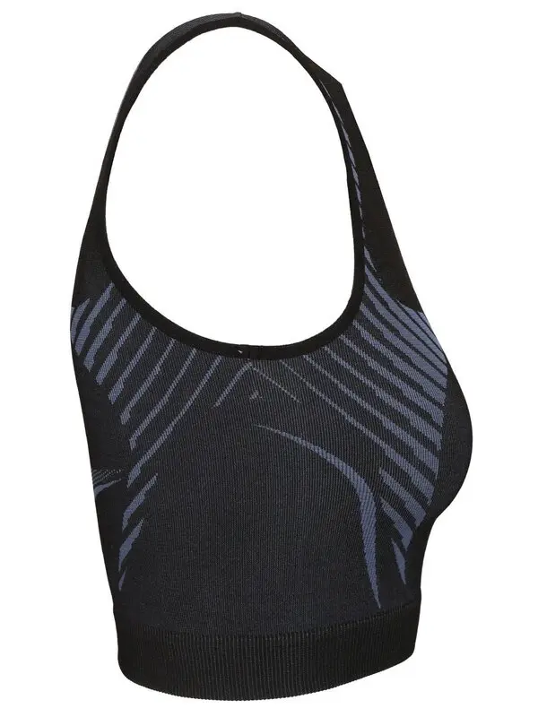 Off-White Sleeveless Racing Top - Black
