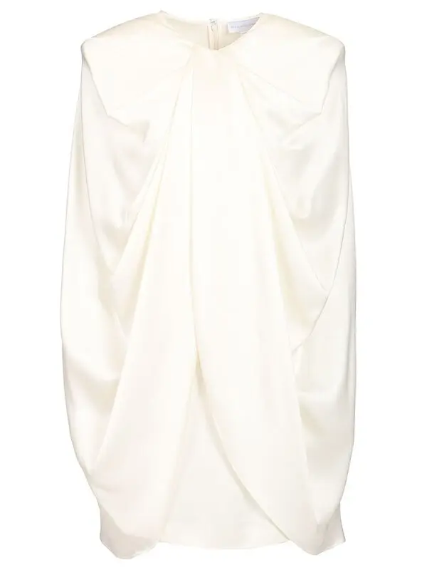 Stella McCartney Cape Mini Dress - White