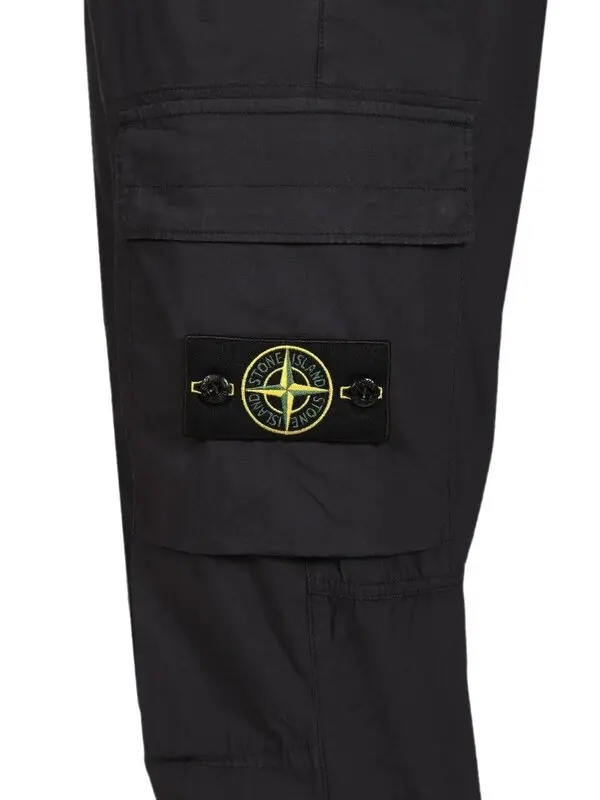 Stone Island Parachute Cargo Trousers - Blue