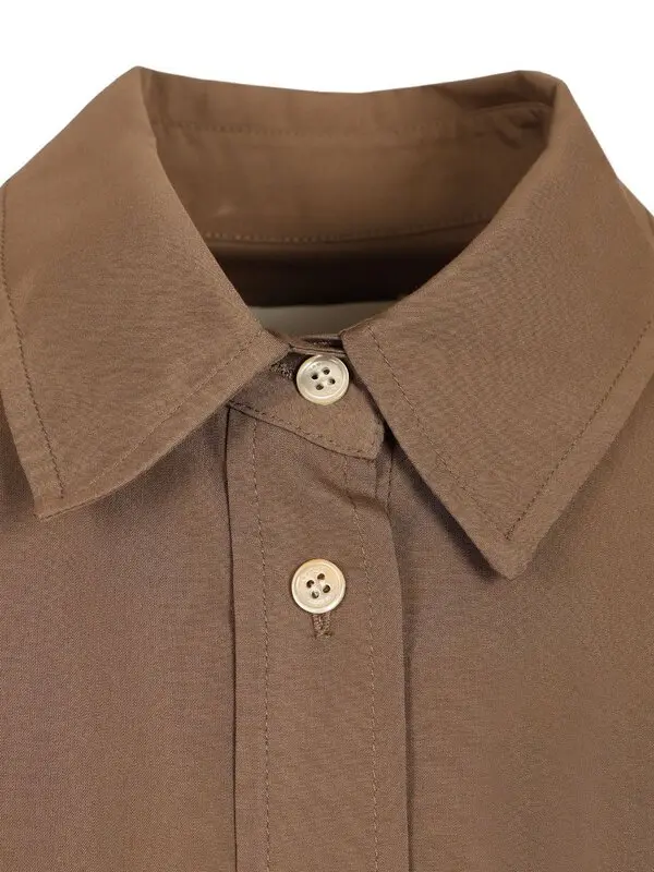 Isabel Marant Étoile Flowing Shirt With Mother-of-pearl Buttons And Embroidered Detail