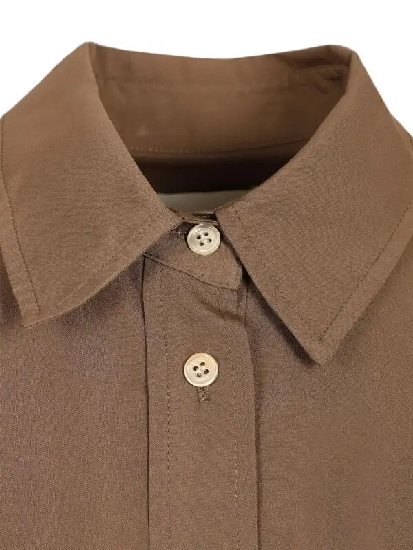 Isabel Marant Étoile Flowing Shirt With Mother-of-pearl Buttons And Embroidered Detail