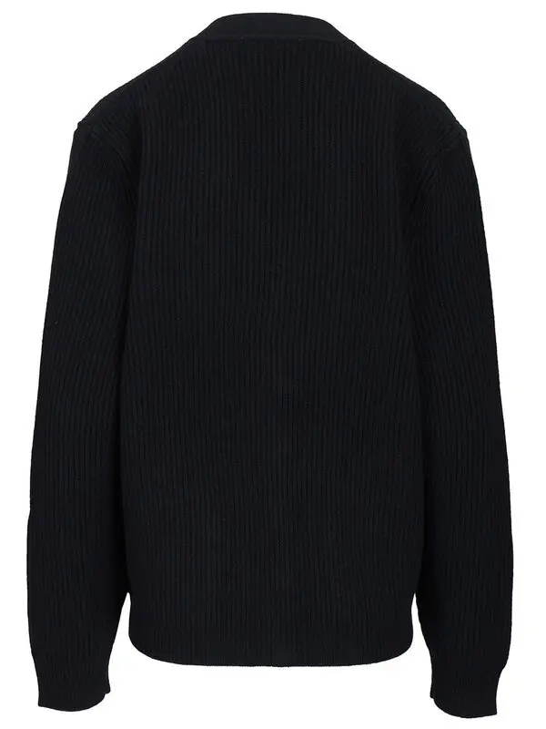 BLAZÉ MILANO V-neck Cardigan With Smiley Pockets