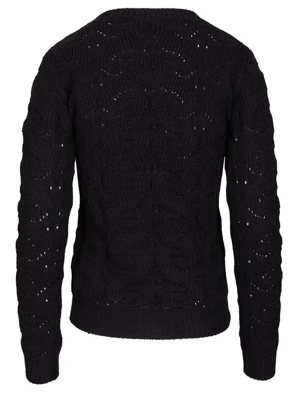 Etro Paisley Patterned Crew Neck Long Sleeve Sweater