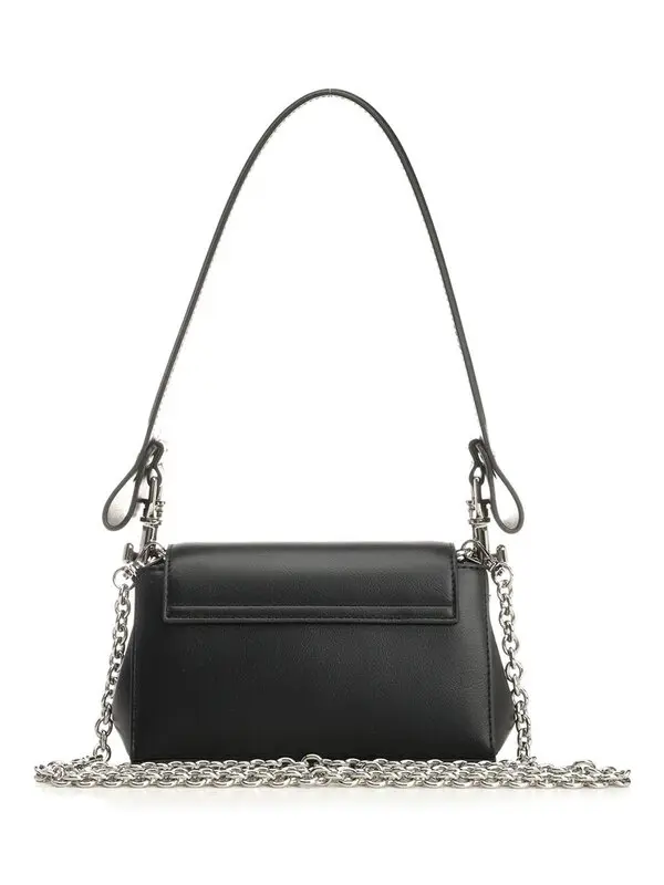 VIVIENNE WESTWOOD Hazel Small Bag With Chain Strap And Top Handle - Black