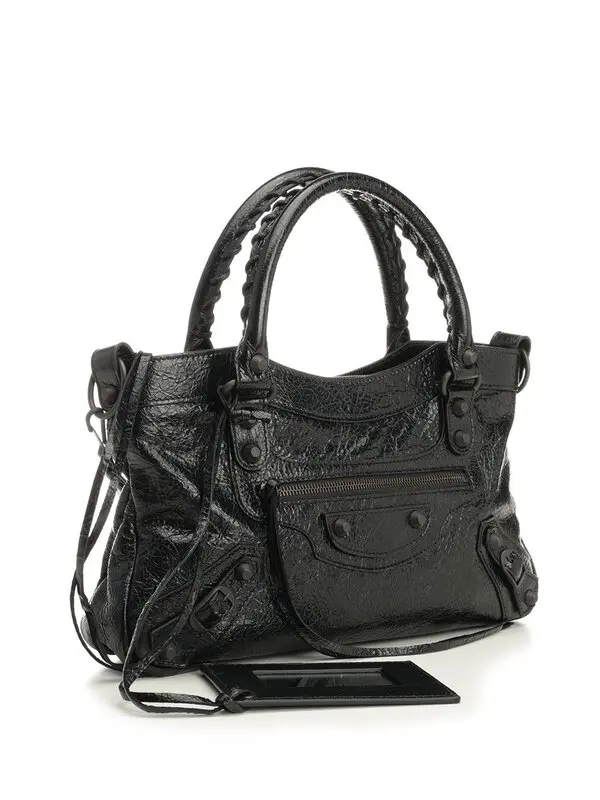 Balenciaga Le City First Leather Bag - Black
