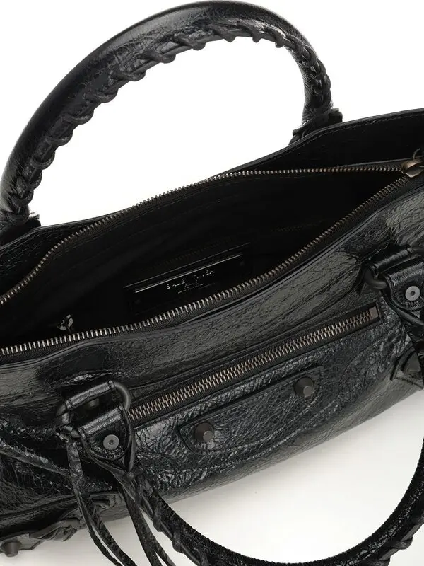 Balenciaga Le City First Leather Bag - Black