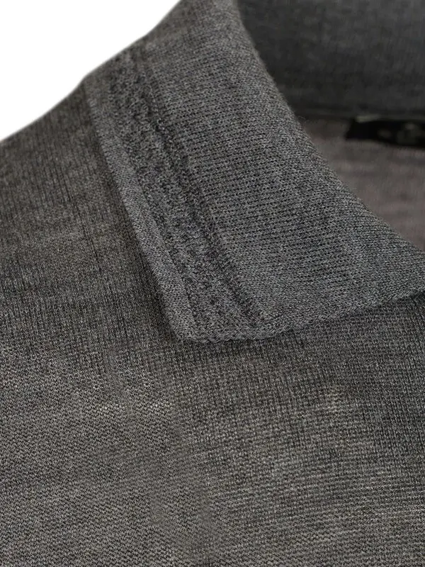 Etro Wool And Silk Polo Shirt