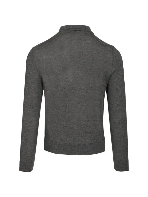 Etro Wool And Silk Polo Shirt
