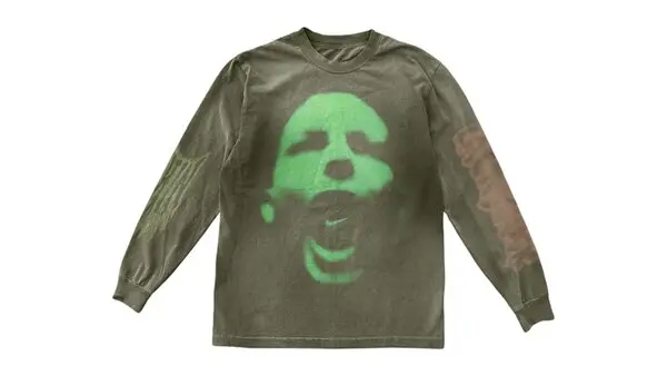 TRAVIS SCOTT Cactus Jack X Nike Trexx Logo Long Sleeve Tee Shirt - Multicolor