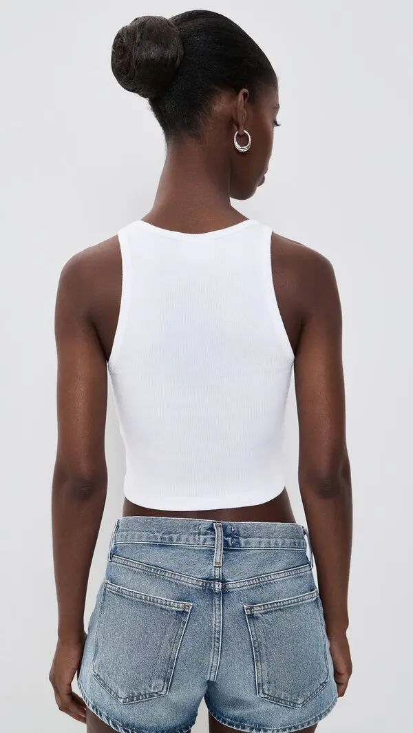 SPORTY & RICH Juicy Crown Ribbed Tank