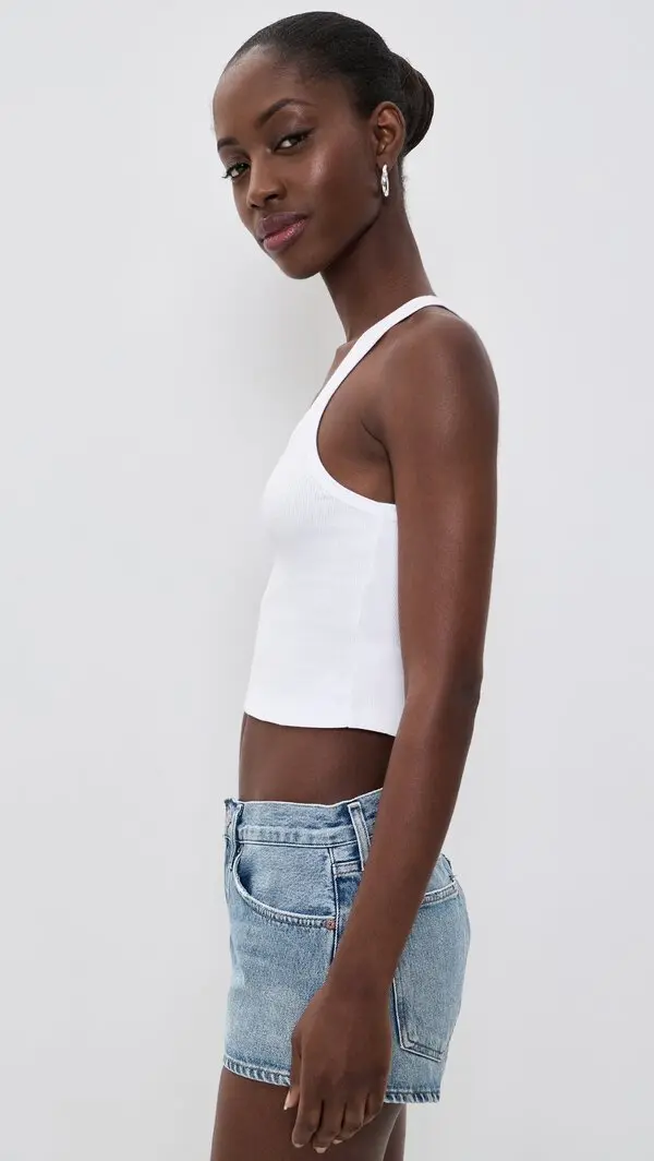 SPORTY & RICH Juicy Crown Ribbed Tank