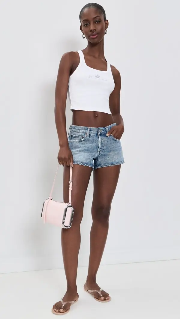 SPORTY & RICH Juicy Crown Ribbed Tank