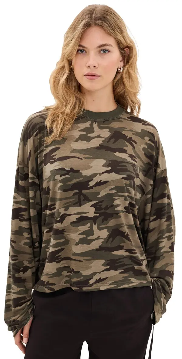 Lioness Bloom Tee - Camo