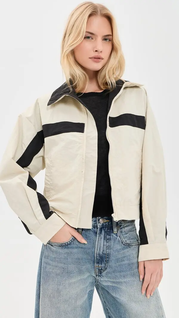 Lioness Essential Cropped Windbreaker Jacket