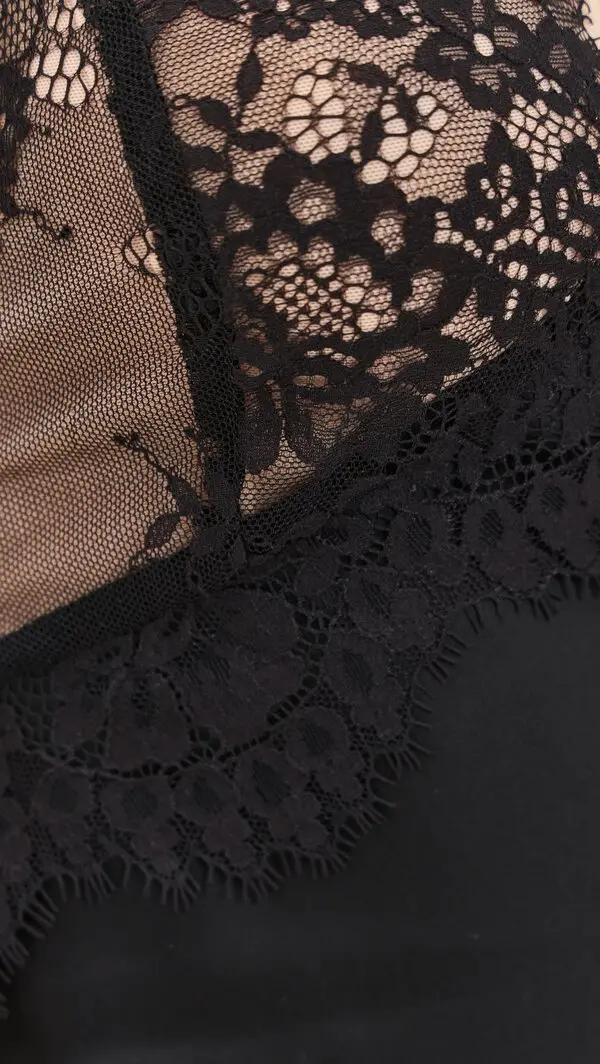 Alice + Olivia Viola Lace Halter Mini Dress